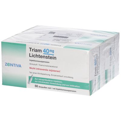 Triam 40 mg Lichtenstein 100x1 ml mit dem E-Rezept kaufen - Shop Apotheke