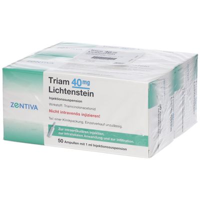 Triam 40 mg Lichtenstein 100x1 ml mit dem E-Rezept kaufen - Shop Apotheke