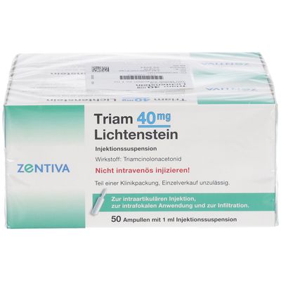 Triam 40 mg Lichtenstein 100x1 ml mit dem E-Rezept kaufen - Shop Apotheke