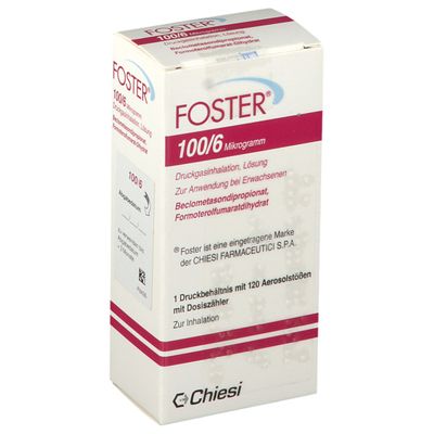 FOSTER® 100/6 µg 120 Hub Dosieraerosol 1 St mit dem E-Rezept kaufen ...