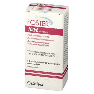 FOSTER® 100/6 µg 120 Hub Dosieraerosol 1 St mit dem E-Rezept kaufen ...