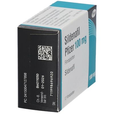 Sildenafil Pfizer 100 mg 12 St mit dem E-Rezept kaufen - Shop Apotheke