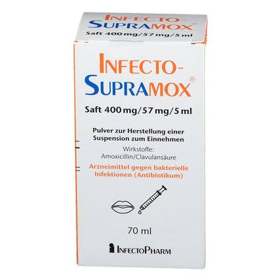 InfectoSupramox® 400 mg/57 mg/5 ml 70 ml mit dem E-Rezept kaufen - Shop ...