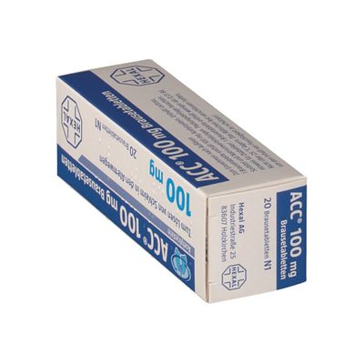 ACC® 100 mg Brausetabletten 20 St - Shop Apotheke