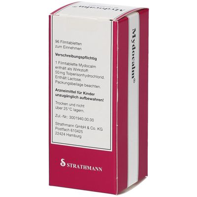 Mydocalm® 50 mg 96 St mit dem E-Rezept kaufen - Shop Apotheke