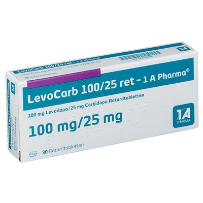 LevoCarb 100/25 ret - 1 A Pharma® 30 St mit dem E-Rezept kaufen - Shop ...