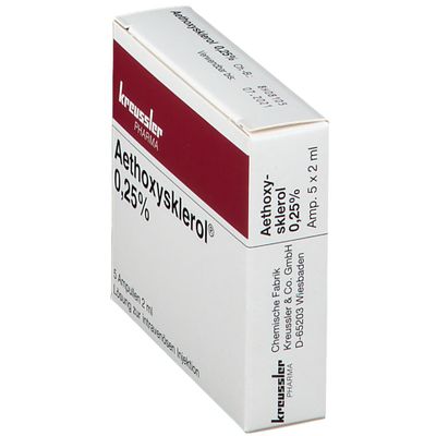 Aethoxysklerol® 0,25 % 5x2 ml mit dem E-Rezept kaufen - Shop Apotheke