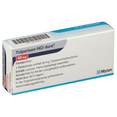 Tolperison-HCl dura® 50 mg 20 St mit dem E-Rezept kaufen - Shop Apotheke