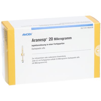 Aranesp® 20 µg 4 St mit dem E-Rezept kaufen - Shop Apotheke