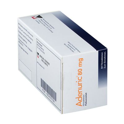 Adenuric® 80 mg 84 St mit dem E-Rezept kaufen - Shop Apotheke