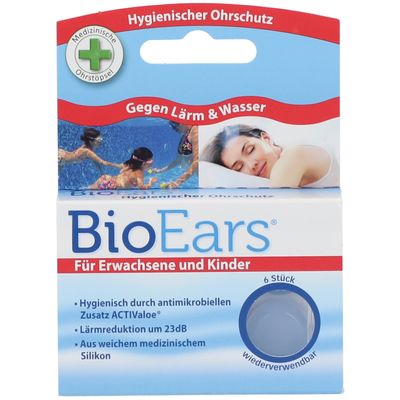 BIOEARS® Silikon Ohrstöpsel 6 St - Shop Apotheke