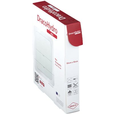 DracoHydro ultra Hydrokolloide Wundauflage 10 x 10 cm 10 St - Shop Apotheke