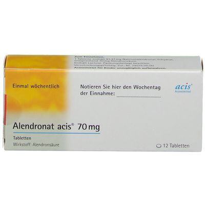 Alendronat acis® 70 mg 12 St mit dem E-Rezept kaufen - Shop Apotheke