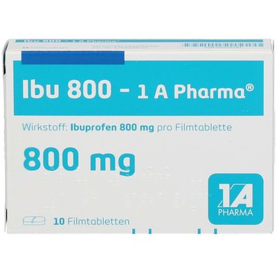 Ibu 800 1A Pharma® 10 St mit dem E-Rezept kaufen - Shop Apotheke