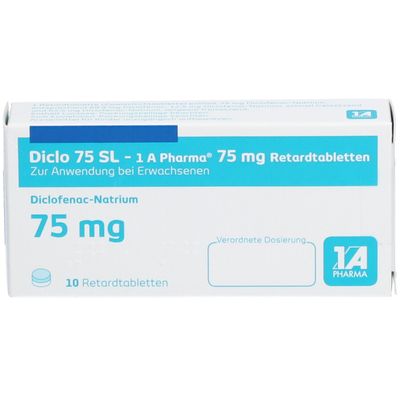 Diclo 75 Sl 1A Pharma® 10 St mit dem E-Rezept kaufen - Shop Apotheke