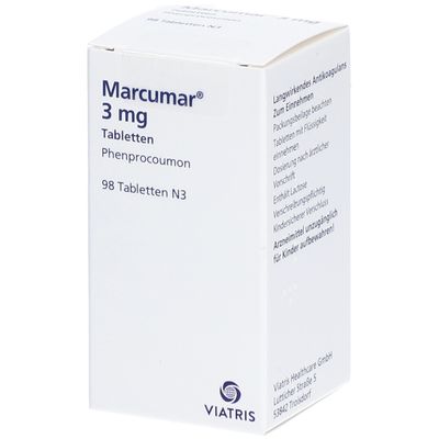 Marcumar® 3 mg 98 St mit dem E-Rezept kaufen - Shop Apotheke