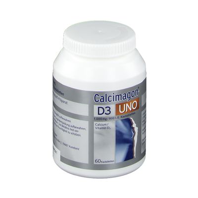 Calcimagon® D3 UNO 1000 mg/ 800 I.E. Kautabletten 60 St - Shop Apotheke