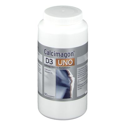 Calcimagon® D3 UNO 1000 mg/ 800 I.E. Kautabletten 90 St - Shop Apotheke
