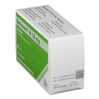 Betavert® N 16 mg 100 St mit dem E-Rezept kaufen - Shop Apotheke