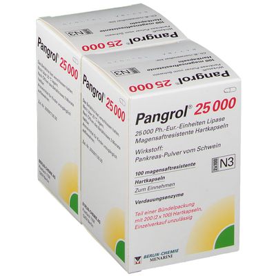 Pangrol® 25000 Kapseln 200 St - Shop Apotheke