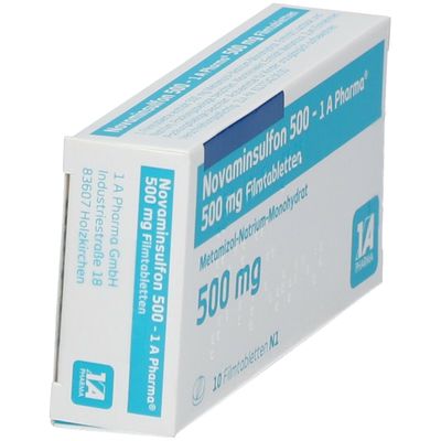 Novaminsulfon 500 1A Pharm 10 St mit dem E-Rezept kaufen - Shop Apotheke