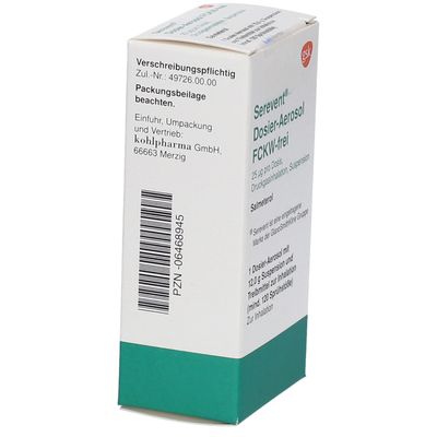 Serevent® 25 µg Dosier-Aerosol 1 St mit dem E-Rezept kaufen - Shop Apotheke