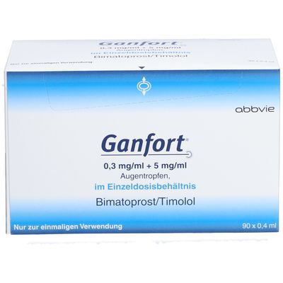 Ganfort® 0.3Mg/Ml+5Mg/Ml Ed 90x0,4 ml mit dem E-Rezept kaufen - Shop ...