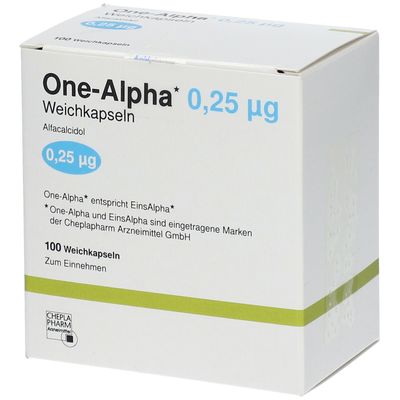 One Alpha 0,25 µg 100 St mit dem E-Rezept kaufen - Shop Apotheke