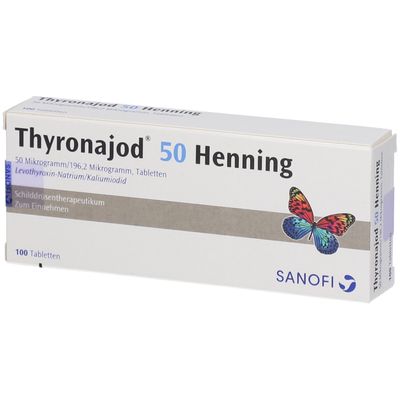 Thyronajod® 50 Henning 100 St mit dem E-Rezept kaufen - Shop Apotheke