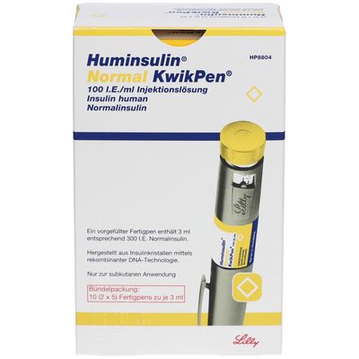 Huminsulin® Normal KwikPen™ 10 St mit dem E-Rezept kaufen - Shop Apotheke