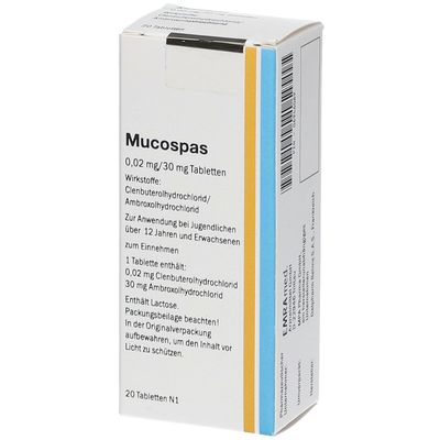Mucospas 20 St mit dem E-Rezept kaufen - Shop Apotheke