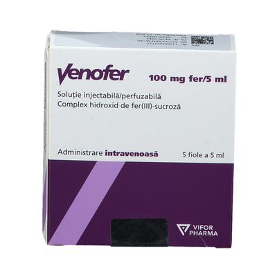 Venofer 100 mg Fe/5 ml 5x5 ml mit dem E-Rezept kaufen - Shop Apotheke