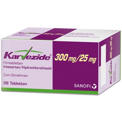 Karvezide® 300 mg/25 mg 98 St mit dem E-Rezept kaufen - Shop Apotheke