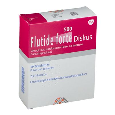 Flutide® forte 500 Diskus® 60 St mit dem E-Rezept kaufen - Shop Apotheke