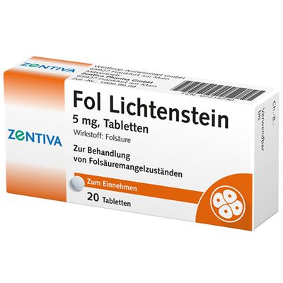 Fol Lichtenstein 5 mg 20 St - Shop Apotheke
