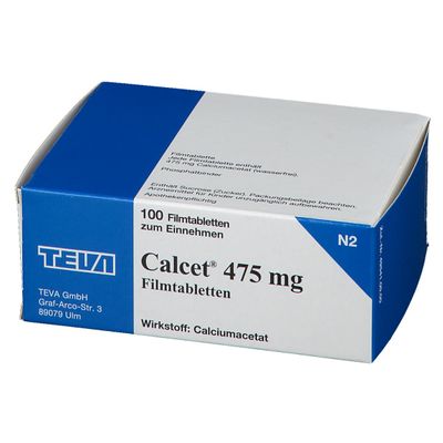 Calcet® 475 mg Filmtabletten 100 St - Shop Apotheke