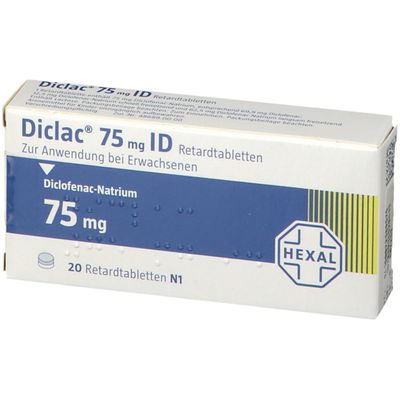Diclac® 75 mg ID 20 St mit dem E-Rezept kaufen - Shop Apotheke