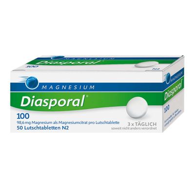 Magnesium-Diasporal® 100 Lutschtabletten 50 St - Shop Apotheke