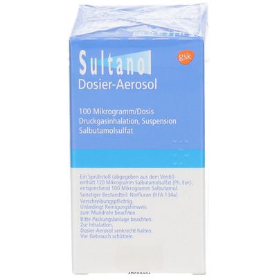 Sultanol® 100 µg/Dosis 2 St mit dem E-Rezept kaufen - Shop Apotheke
