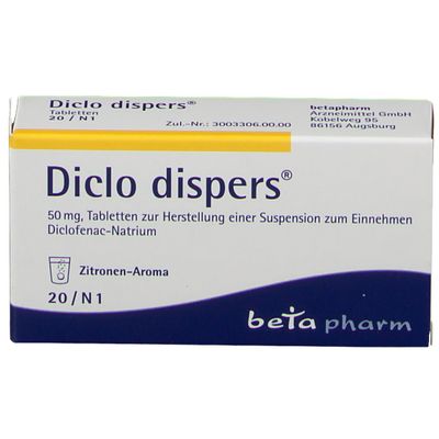 Diclo dispers® 20 St mit dem E-Rezept kaufen - Shop Apotheke