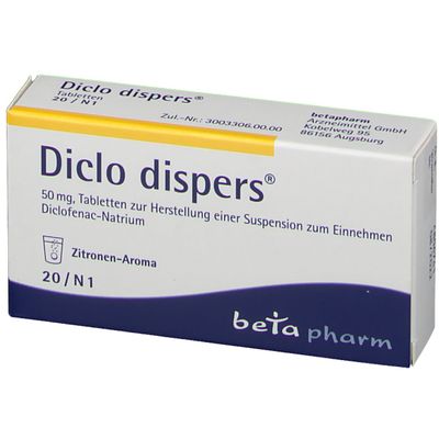 Diclo dispers® 20 St mit dem E-Rezept kaufen - Shop Apotheke