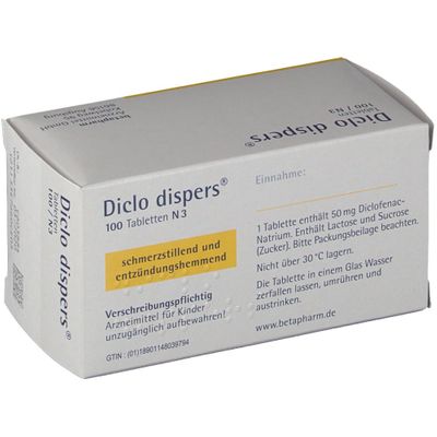 Diclo dispers® 100 St mit dem E-Rezept kaufen - Shop Apotheke