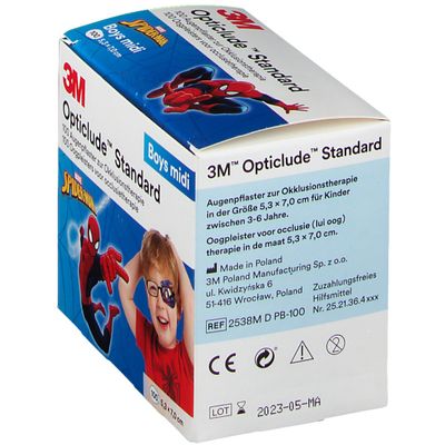 3M Opticlude Augenpflaster Disney Cars Midi 100 St - Shop Apotheke