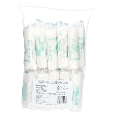 Mullbinden 4 m x 10 cm 20 St - Shop Apotheke
