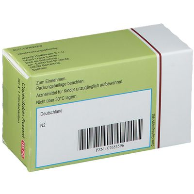 Capecitabin Accord 150 mg 60 St mit dem E-Rezept kaufen - Shop Apotheke