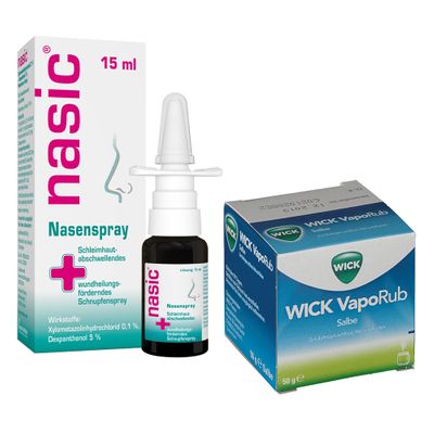 WICK VapoRub + Nasic® Nasenspray 1 St - Shop Apotheke