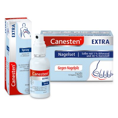 Canesten® EXTRA Nagelpilz-Set mit EXTRA Spray 1 St - Shop Apotheke