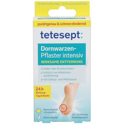 tetesept® Dornwarzen-Pflaster intensiv 12 St - Shop Apotheke