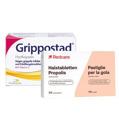 GRIPPOSTAD® C + Redcare Halstabletten Propolis 1 St - Shop Apotheke