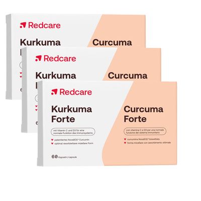Redcare Kurkuma Forte 3x60 St - Shop Apotheke